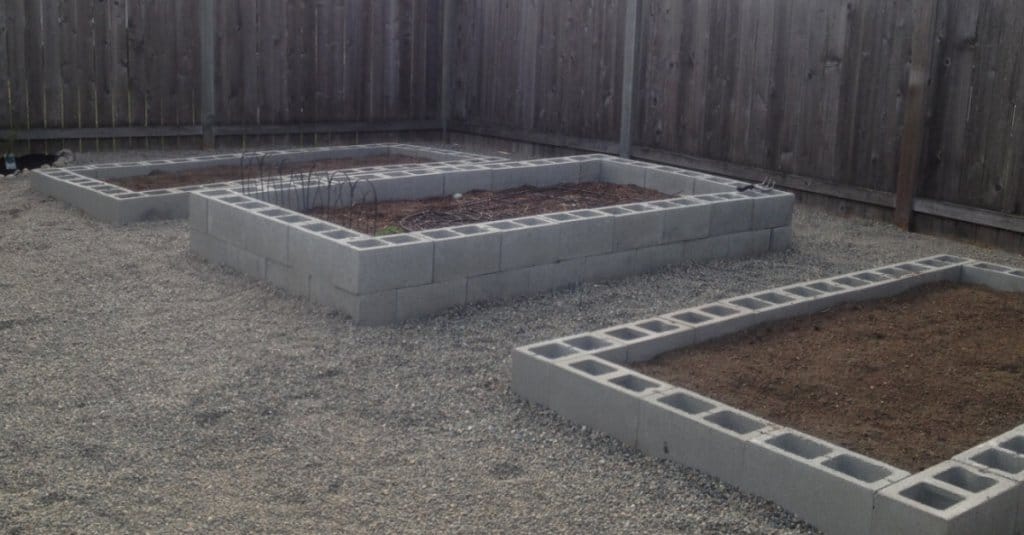 How to Build a Cinder Block Raised Garden Bed - Sunshine and Rainy Days