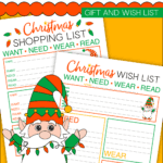 Christmas Want, Need, Wear, Read Gift and Wish List - Sunshine and ...