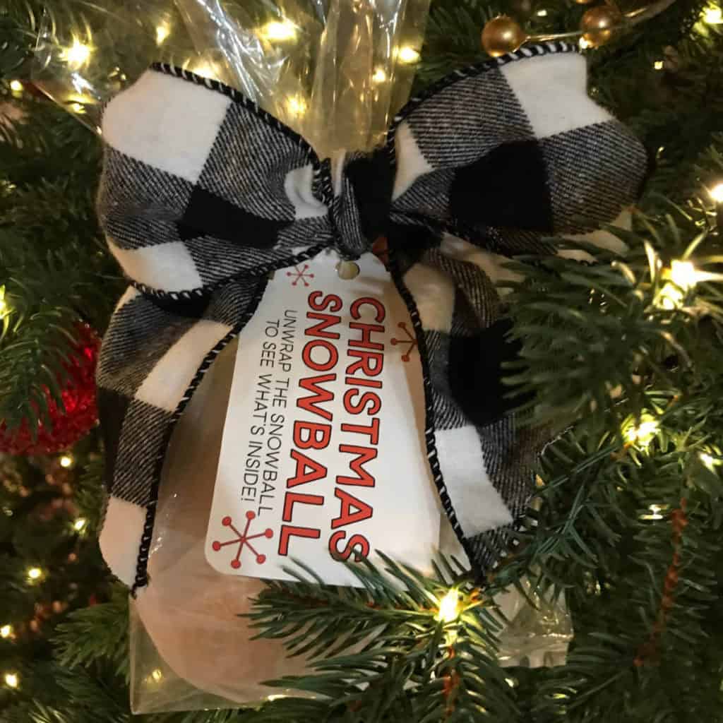 Christmas Snowball - A Creative Way to Give Money! - Sunshine and Rainy ...