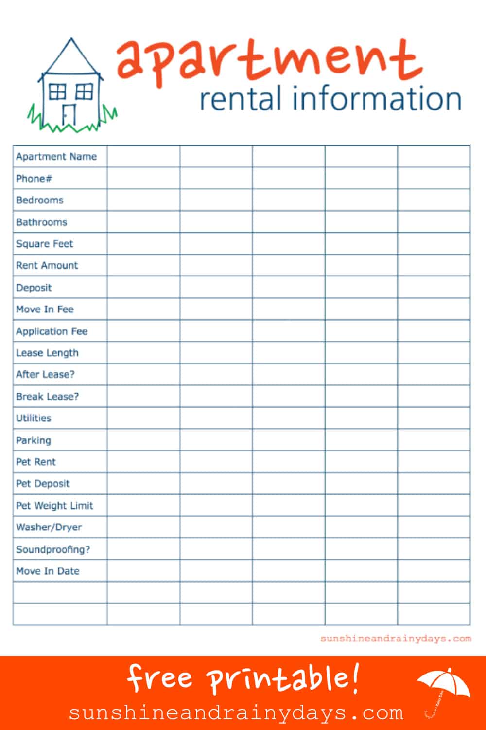 Questions To Ask When Apartment Hunting Free Cheat Sheet Sunshine Questions To Ask When Apartment Hunting Free Cheat Sheet Sunshine