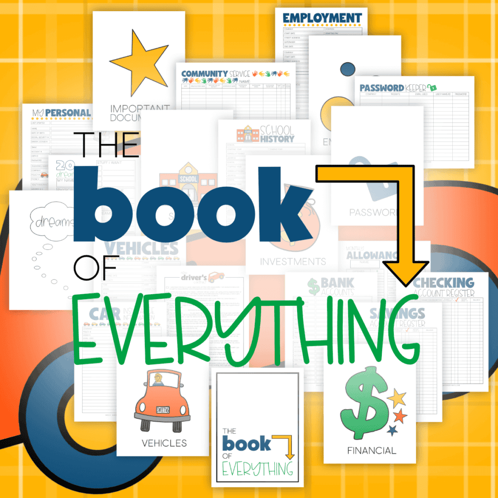 The Book Of Everything For Teens - Sunshine and Rainy Days
