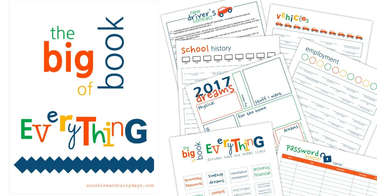 3 Ways To Organize Teens' Paperwork Once And For All - Sunshine and ...