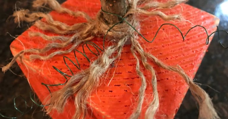 How To Make 4 X 4 Pumpkins - Sunshine and Rainy Days