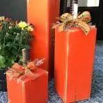 How To Make 4 X 4 Pumpkins - Sunshine and Rainy Days