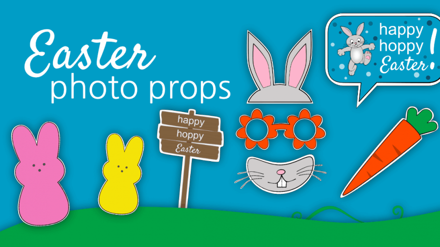 Easter Photo Props - Sunshine and Rainy Days