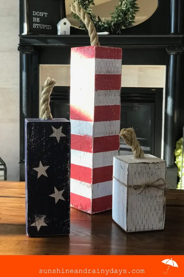 Wooden Firecracker Craft