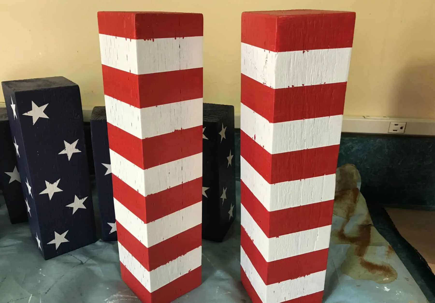 4th of July 4 X 4 Firecrackers - Sunshine and Rainy Days