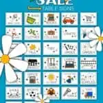 Garage Sale Table Signs To Organize Your Sale - Sunshine and Rainy Days