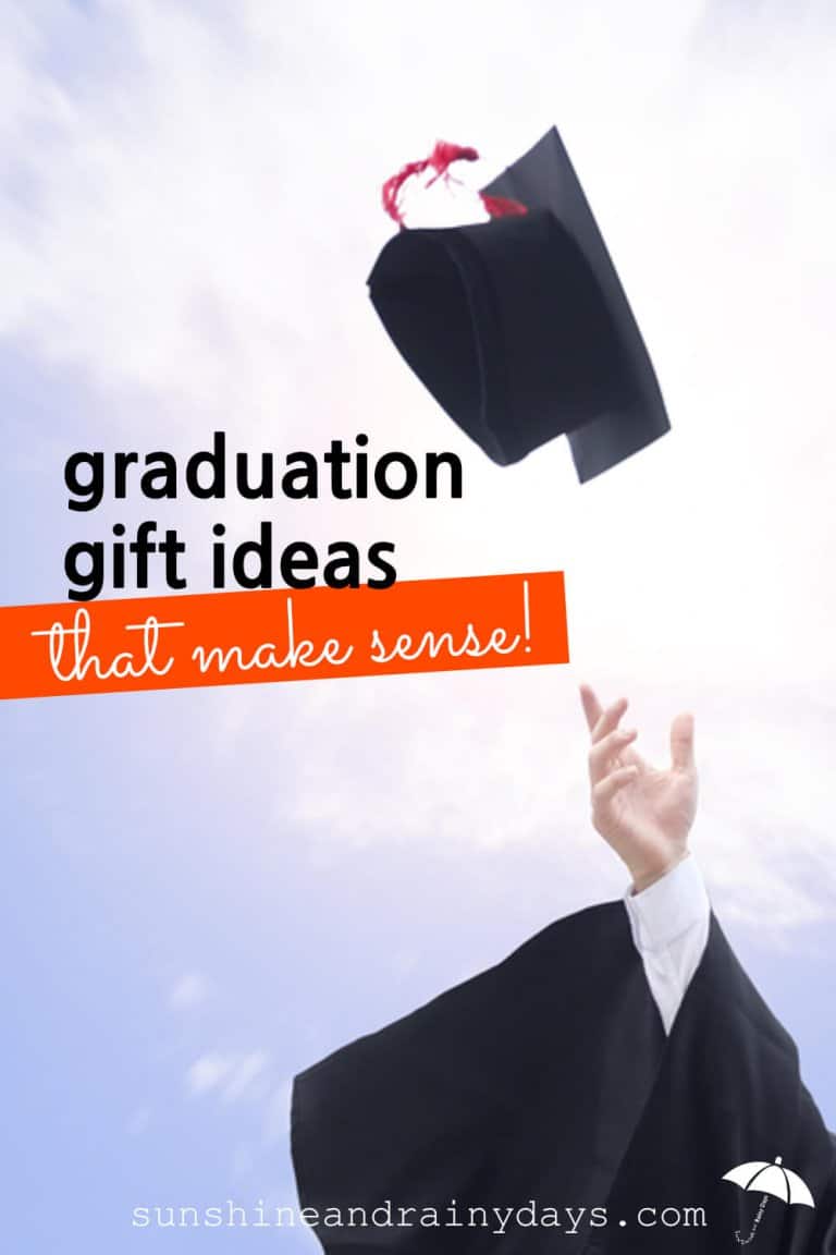 High School Graduation Gift Ideas That Make Sense - Sunshine and Rainy Days