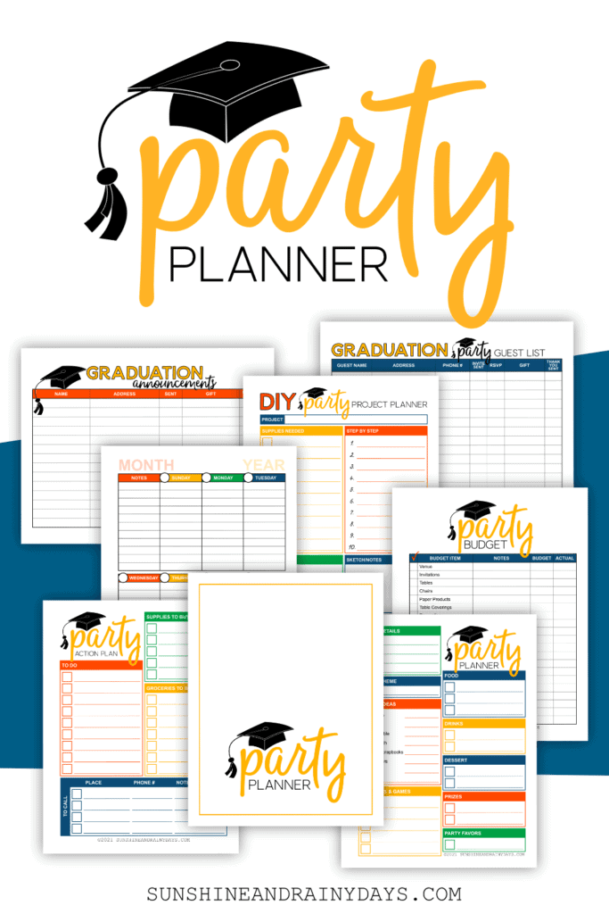 Graduation Party Program Template