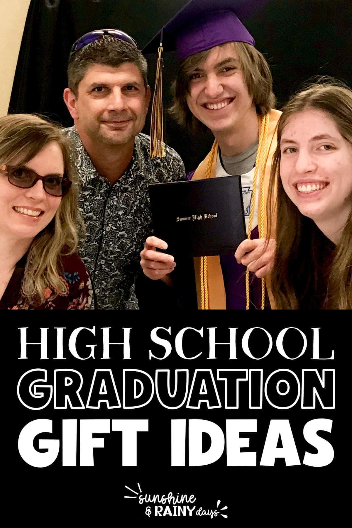 High School Graduation Gift Ideas - Sunshine and Rainy Days
