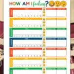 How Am I Feeling? Chart Your Feels - Sunshine and Rainy Days