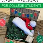 Christmas Care Package For College Students - Sunshine and Rainy Days