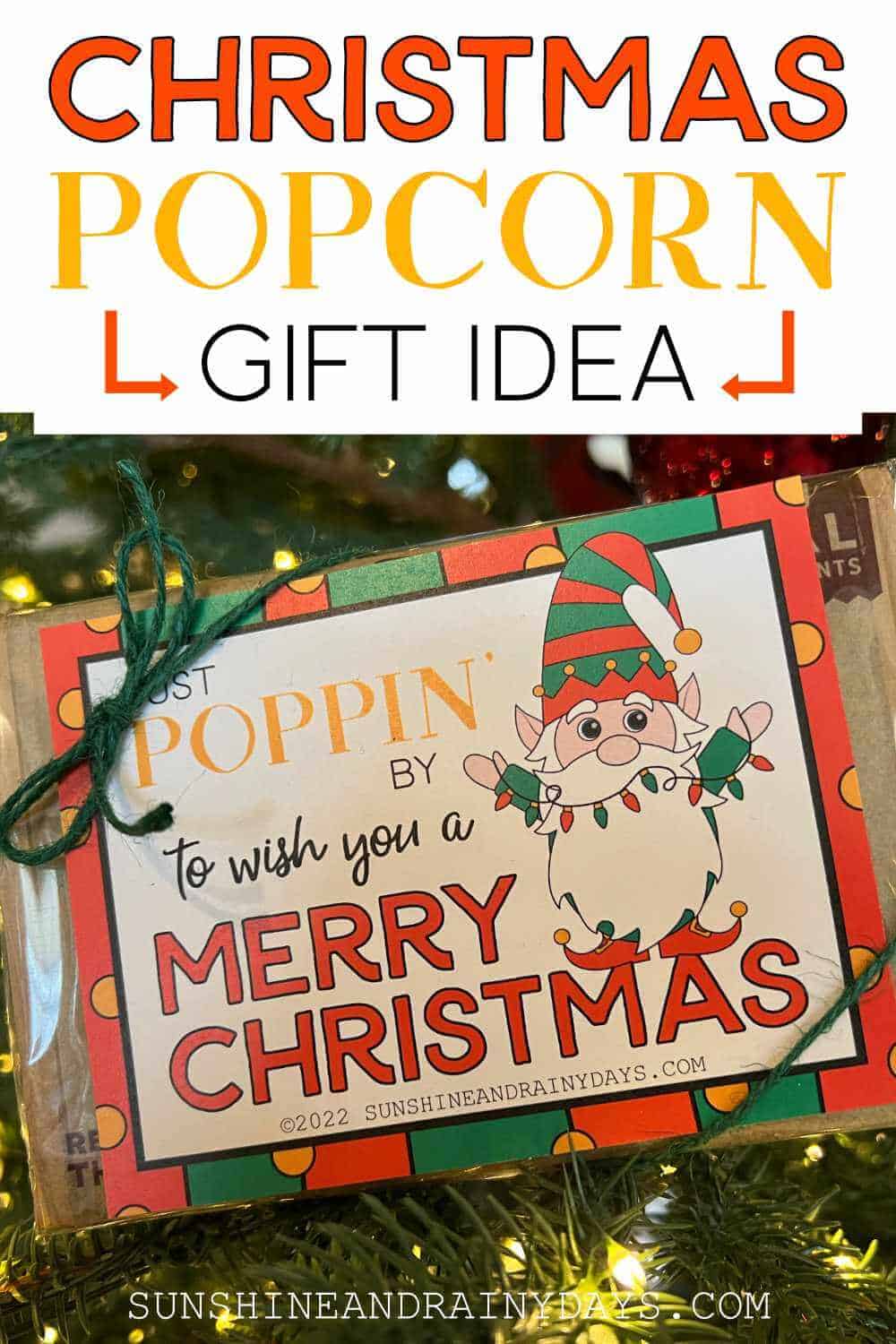 Just Poppin' By To Wish You A Merry Christmas Gift - Sunshine and Rainy ...