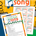Name That Christmas Song Game - Sunshine and Rainy Days