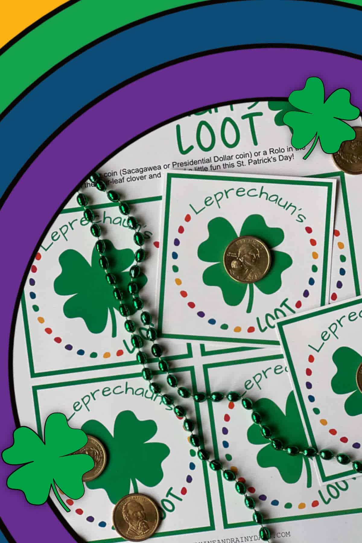 St. Patrick's Day Leprechaun's Loot Printable - Sunshine and Rainy Days