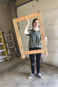 How To Build A DIY Chalkboard Sign - Sunshine and Rainy Days