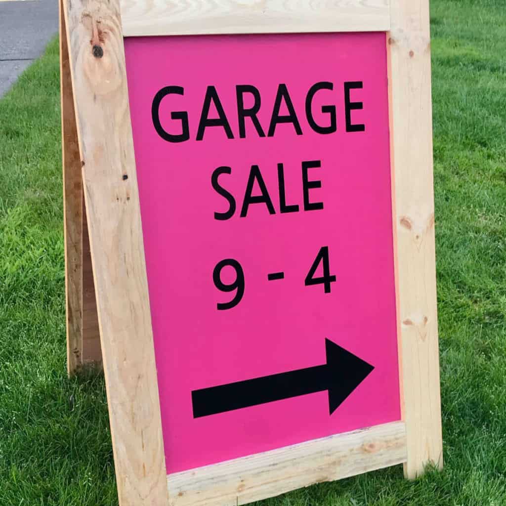 Printable Garage Sale Signs - Sunshine and Rainy Days