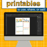 How To Create Printables - Sunshine and Rainy Days