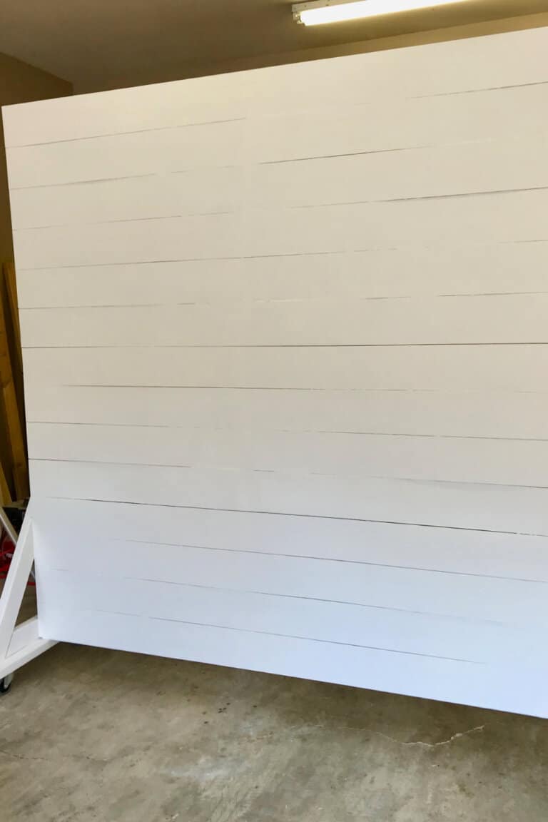 DIY Photo Backdrop Wall On Wheels (it folds too) - Sunshine and Rainy Days