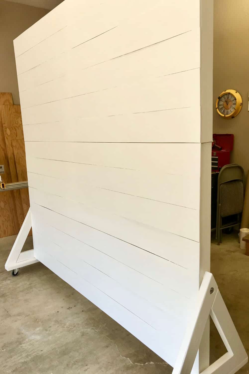 DIY Photo Backdrop Wall On Wheels (it folds too) - Sunshine and Rainy Days