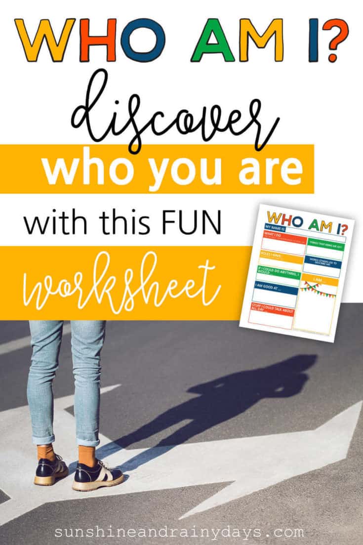 Who Am I? (worksheet) - Sunshine and Rainy Days