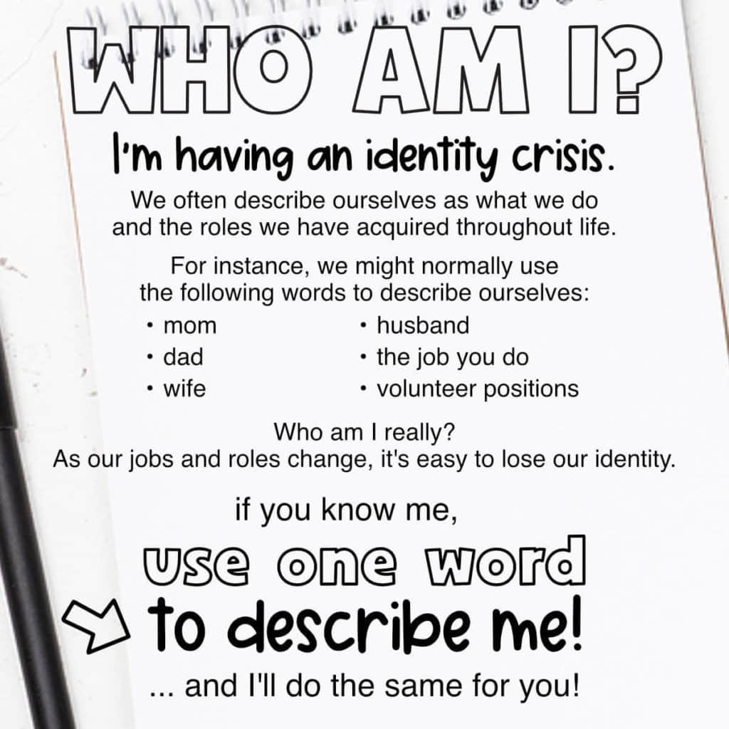 Who Am I Worksheet - Sunshine and Rainy Days