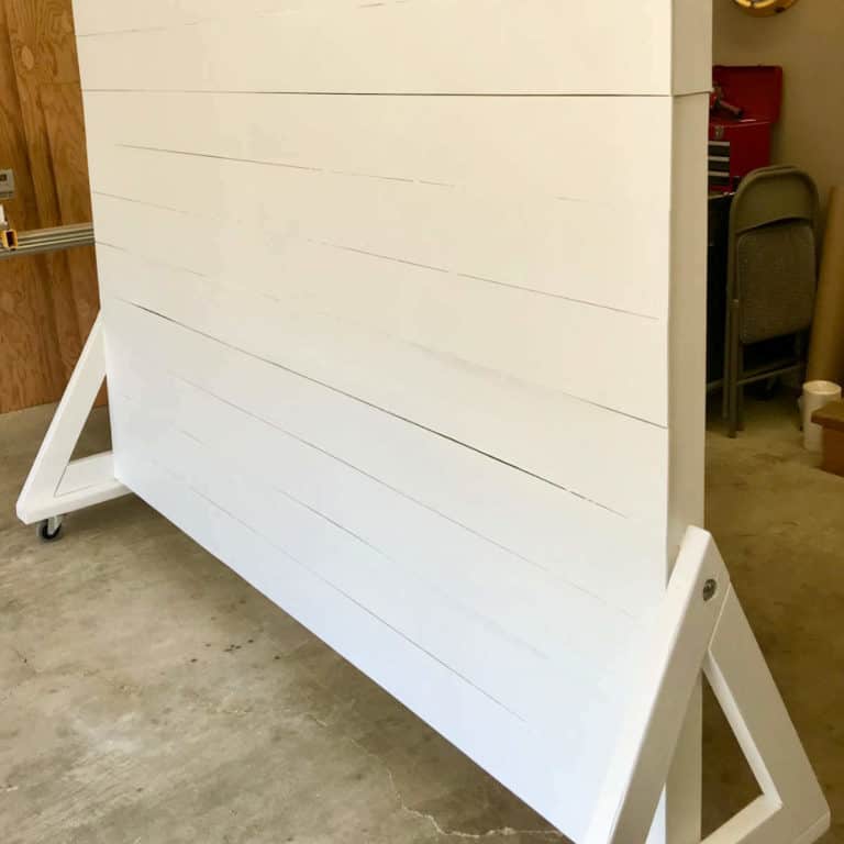 DIY Photo Backdrop Wall On Wheels (it folds too) - Sunshine and Rainy Days