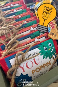 Halloween Popcorn Tags - Sunshine and Rainy Days