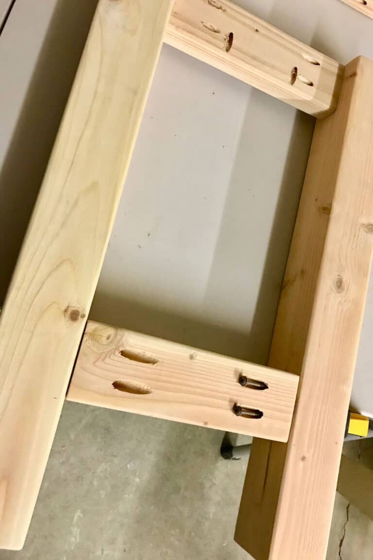 How To Build A Counter Height Table - Sunshine and Rainy Days