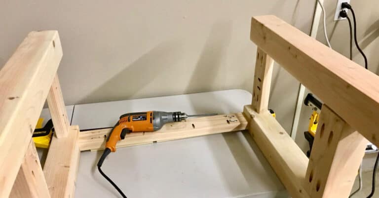 How To Build A Counter Height Table - Sunshine and Rainy Days