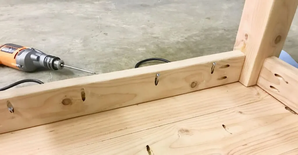 How To Build A Counter Height Table - Sunshine and Rainy Days