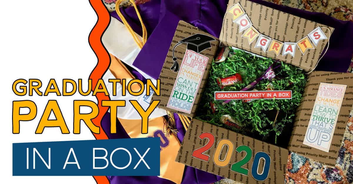 Graduation Party In A Box - Sunshine and Rainy Days