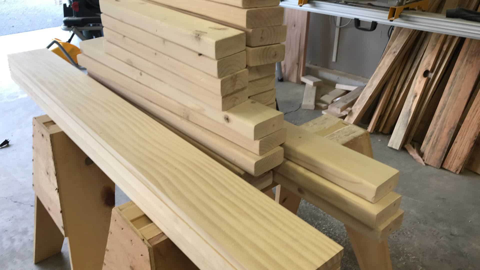 How To Build A Desk - Sunshine and Rainy Days