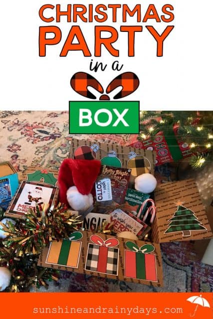 Christmas Party In A Box - Sunshine and Rainy Days