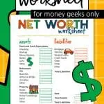 Net Worth Worksheet - Discover YOUR Net Worth - Sunshine and Rainy Days