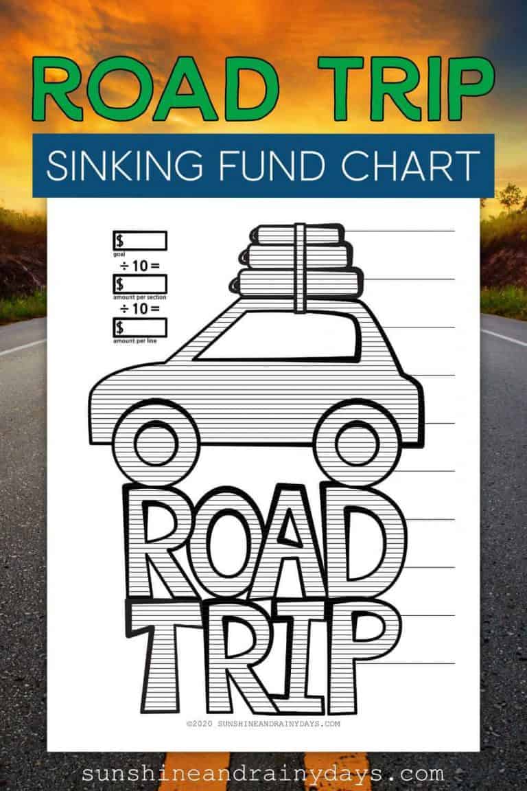 Sinking Fund Charts - Sunshine and Rainy Days
