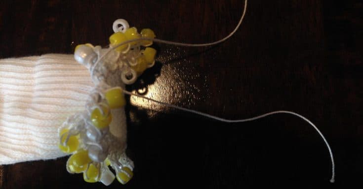 How To Make Beaded Socks - Sunshine and Rainy Days