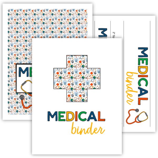 Medical Binder Printables - Sunshine and Rainy Days