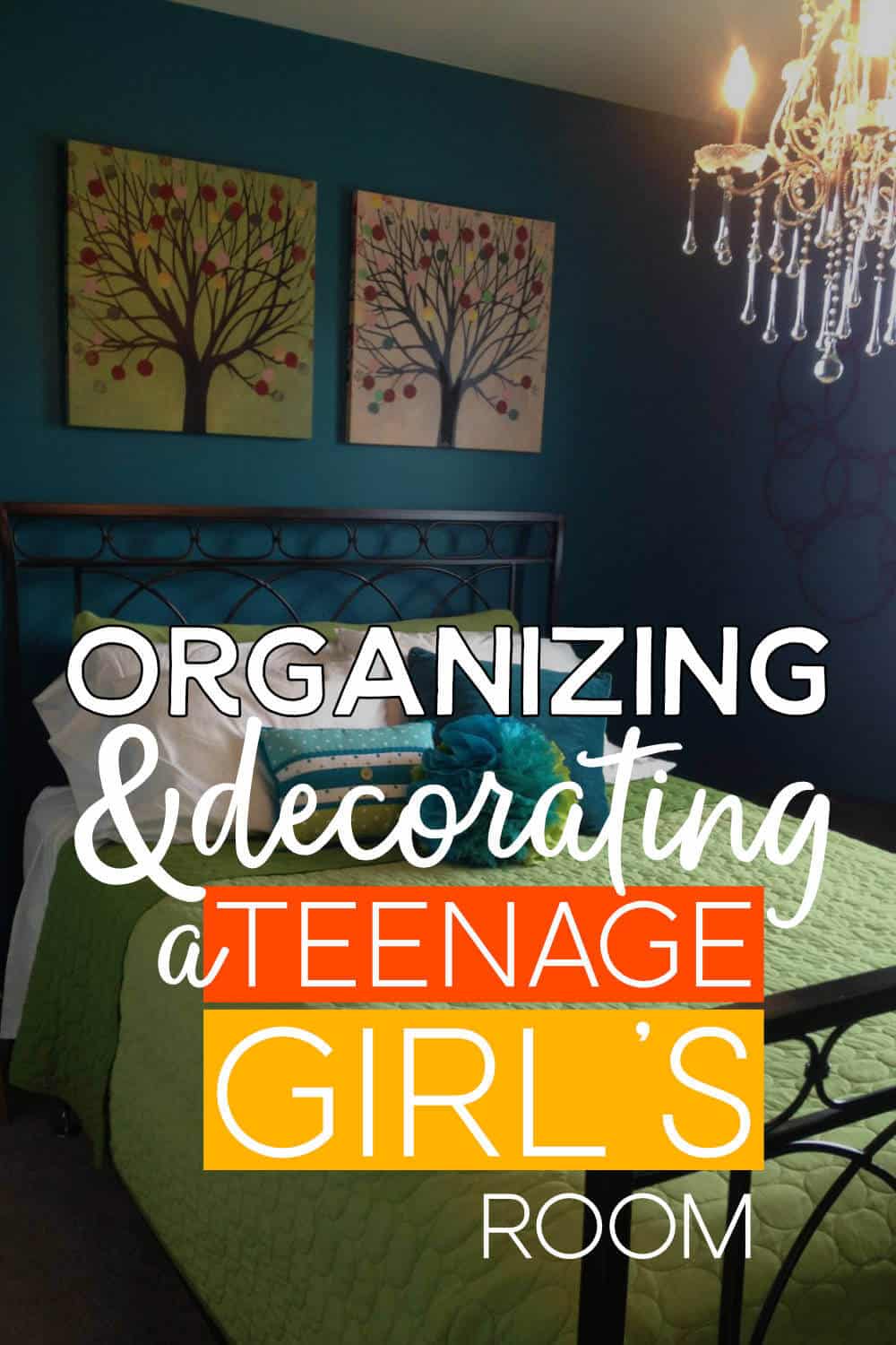 Organizing And Decorating A Teenage Girl's Room - Sunshine and Rainy Days