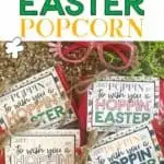 Happy Easter Microwave Popcorn Tag - Sunshine and Rainy Days