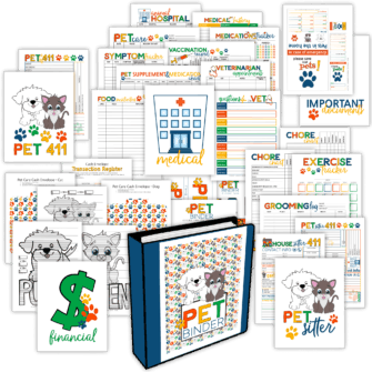 Keep Your Pets' Records Organized With The Ultimate Printable Pet Care ...