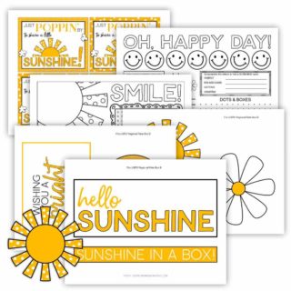 Sunshine Box Ideas To Brighten Someone's Day! - Sunshine and Rainy Days