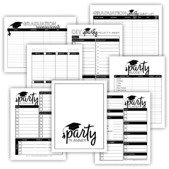 Graduation Party Guest List - Sunshine and Rainy Days