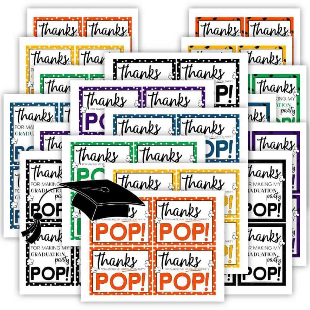 Graduation Party Favor Idea That POPS! - Sunshine and Rainy Days
