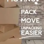 How To Pack For A Move - Sunshine and Rainy Days