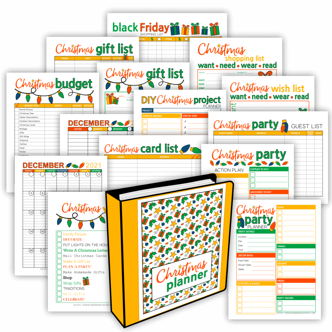 Top 10 Tips For An Organized Christmas - Sunshine and Rainy Days