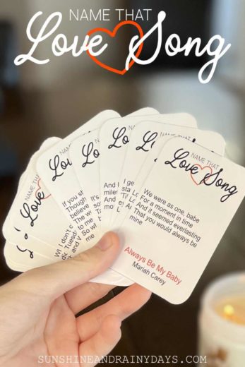 Valentine's Day Party Games For Adults - Sunshine and Rainy Days