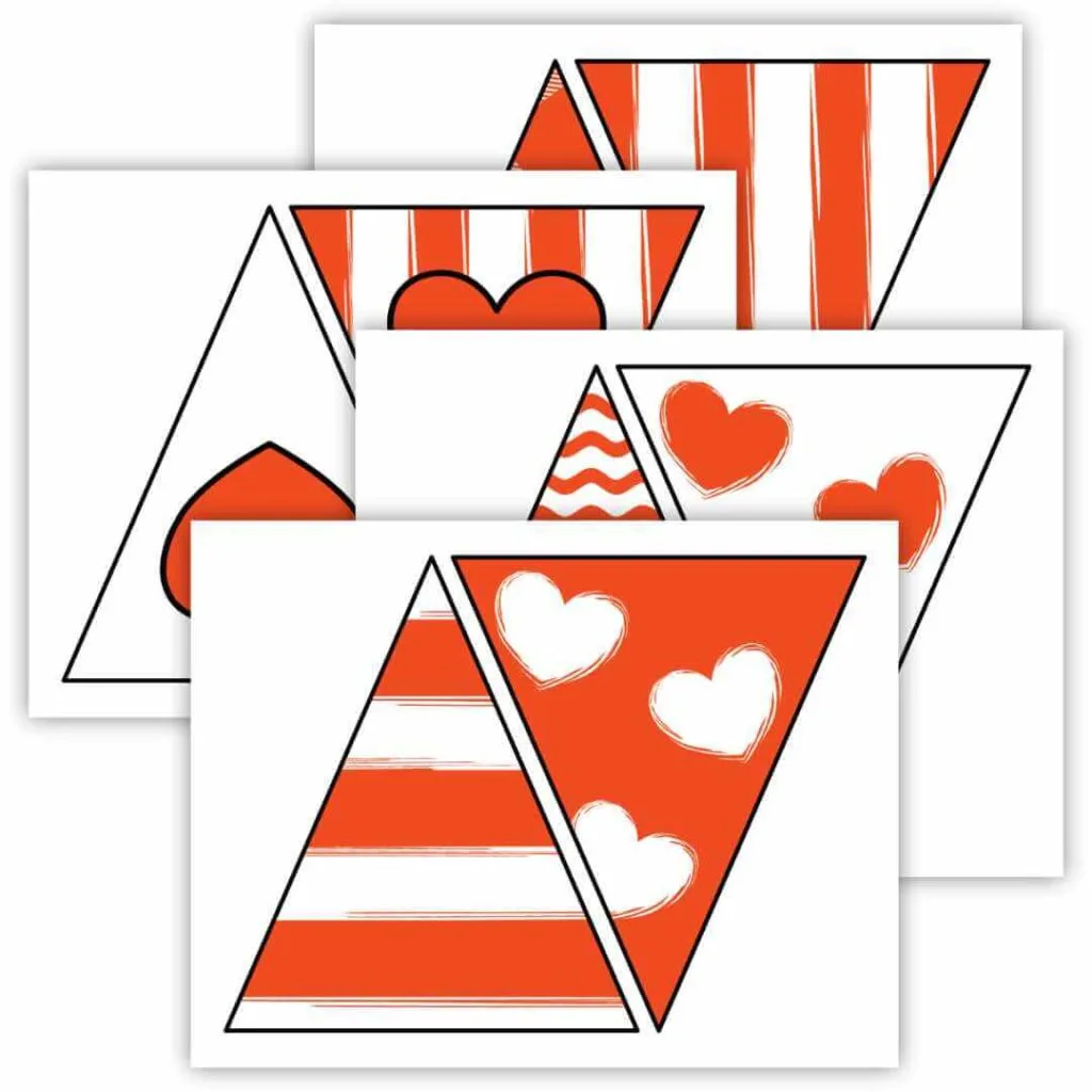 Easy DIY Valentine Banner You Can Print At Home - Sunshine and Rainy Days