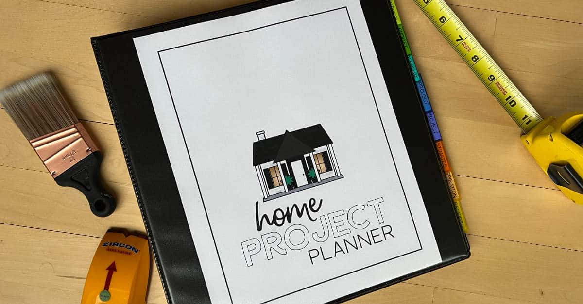 Home Project Planner - Sunshine and Rainy Days